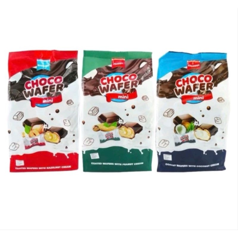 Jual NEW!! ANL Choco Wafer Mini 140gr Choco Wafer Hazelnut Mini Peanut ...