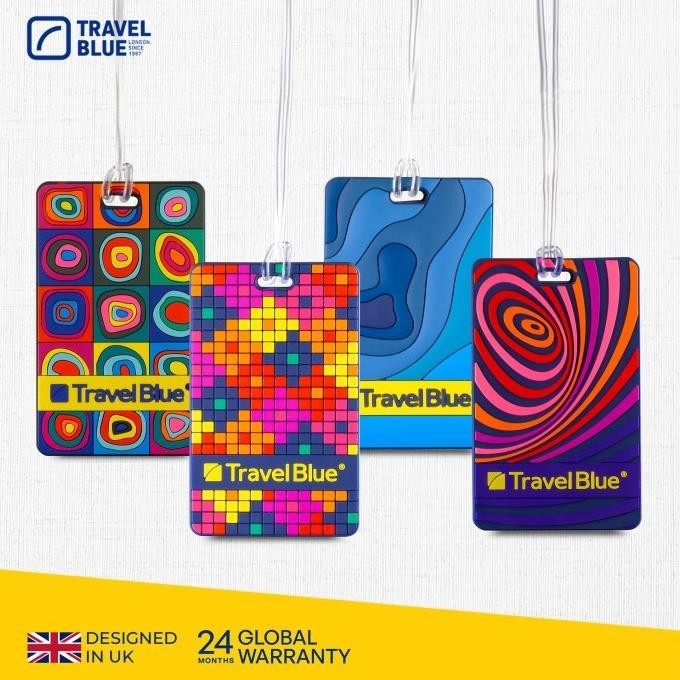 Jual Baru Update Travel Blue Luggage Id Name Tag Gantungan Label Nama ...