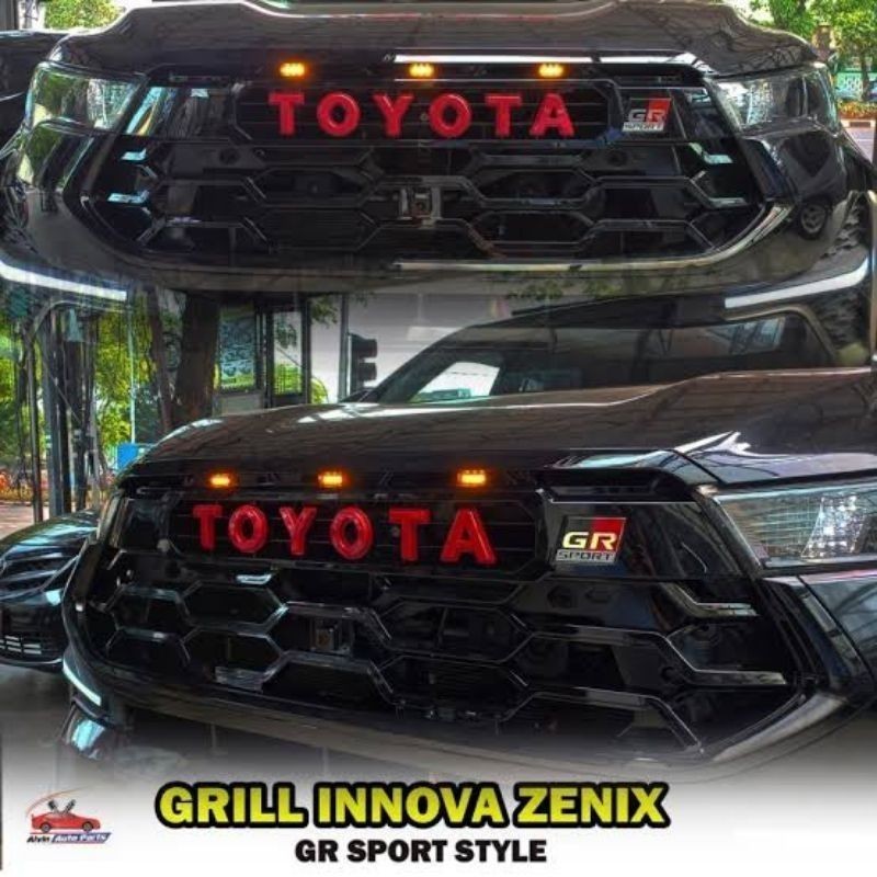 Jual Grill Depan Front Grill INNOVA ZENIX 2023 2024 GR SPORT Lampu ...