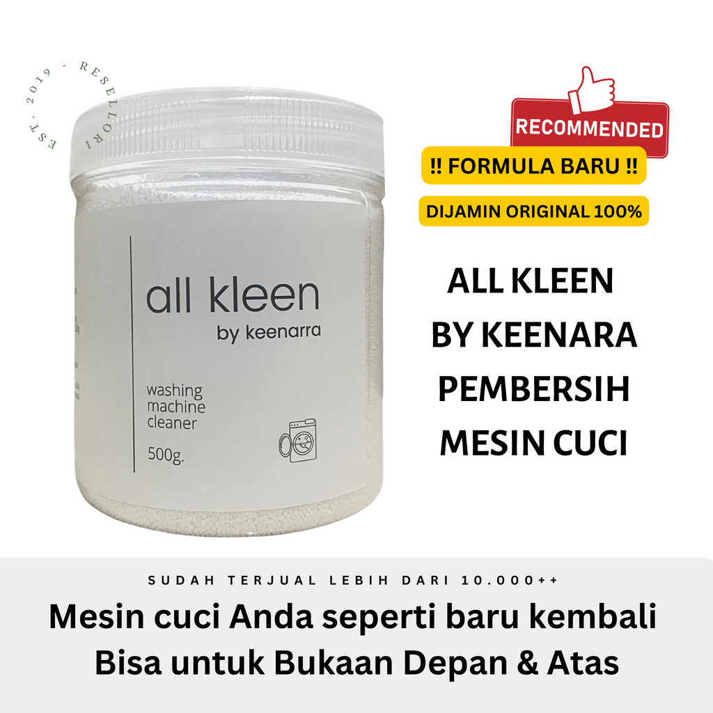 Jual All Kleen by Keenara Washing Machine Cleaner 500 Gram Detergen ...