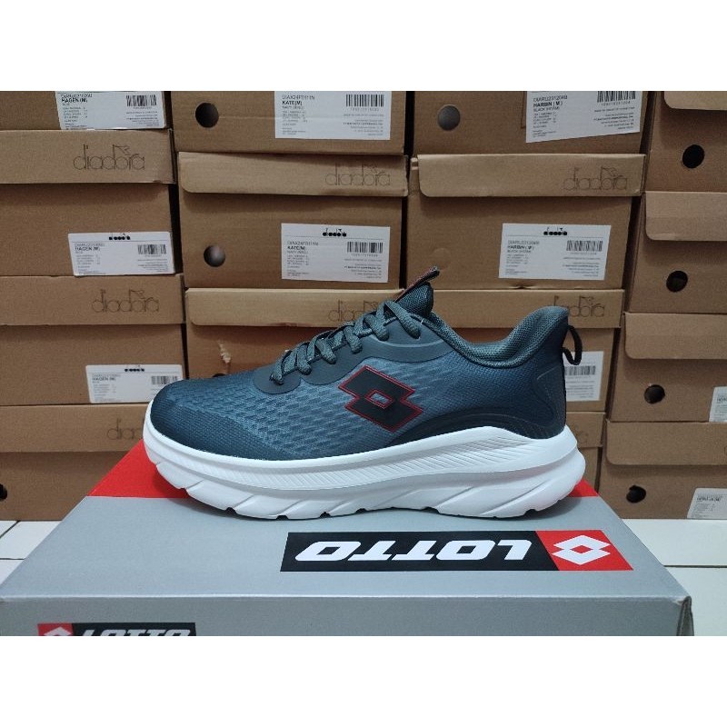 Jual Sepatu Lotto AFOXO Original Unisex - Grey | Shopee Indonesia