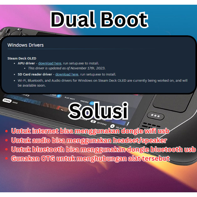 Jual Steam Deck Oled Valve Handheld Gaming 2Tb 1Tb 512Gb 256Gb ...