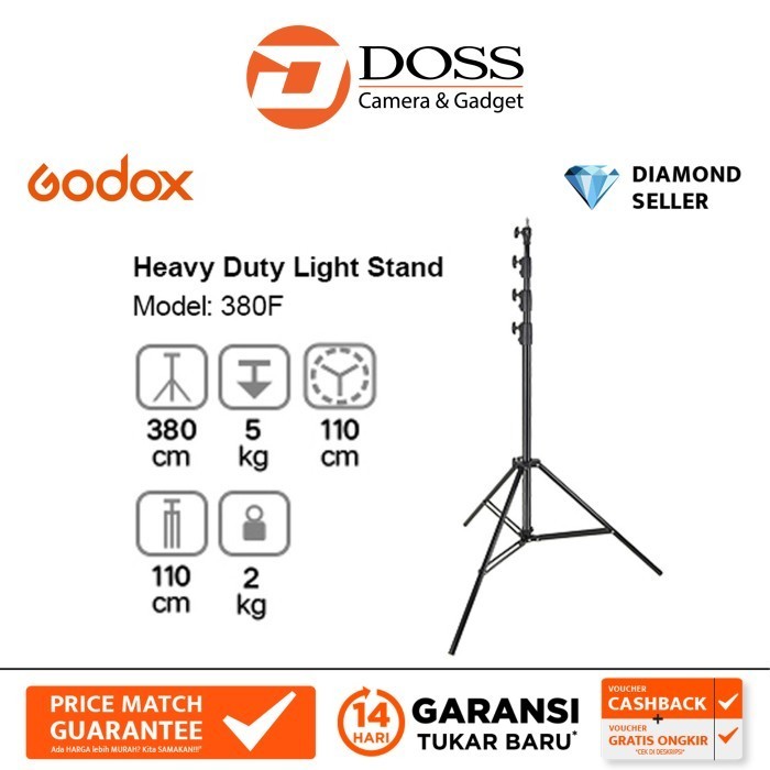 Jual Godox Light Stand 380F / Light Stand Godox | Shopee Indonesia
