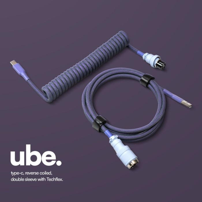 Jual Type C New Color Coiled Cable Mechanical Keyboard Aviator By ...