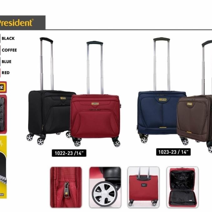 Jual KOPER CABIN PRESIDENT 18 INCH PILOT STYLE ORIGINAL | Shopee Indonesia