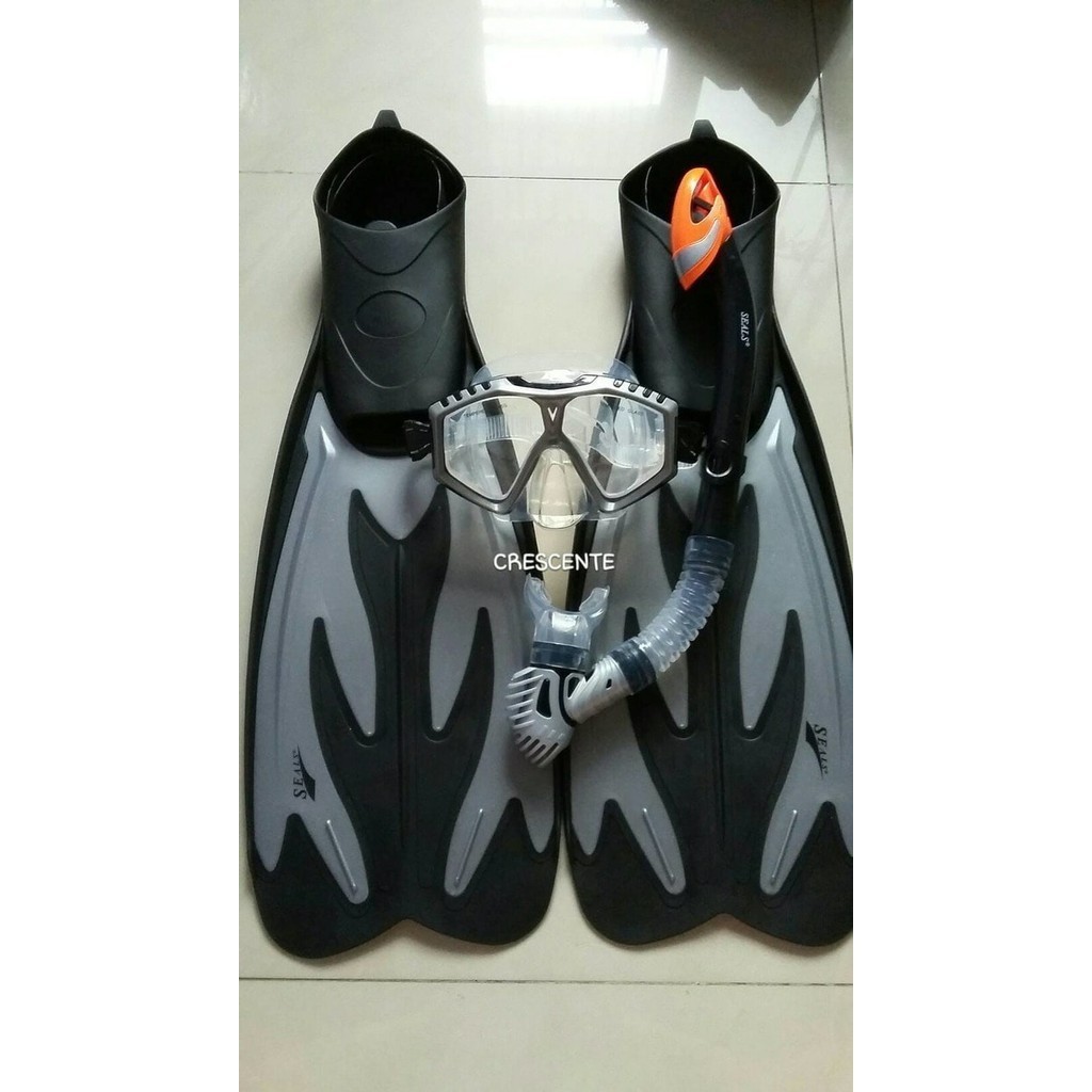 Jual Set Alat Snorkeling/Snorkling/Selam/Diving Seals+Fin/Kaki Katak ...