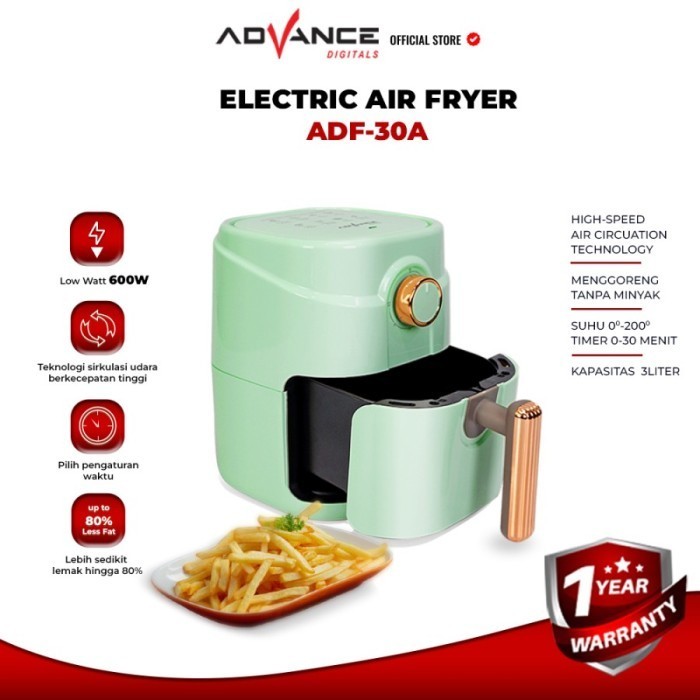 Jual Advance Air Fyer 3L - Adf-30A | Shopee Indonesia