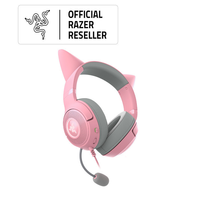 Jual Razer Kraken Kitty V2 - Quartz - Wired Rgb Kitty Ears Gaming ...