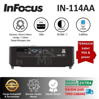 Jual Jkt Proyektor Infocus In114Aa In-114Aa Xga Penganti In114Xv ...
