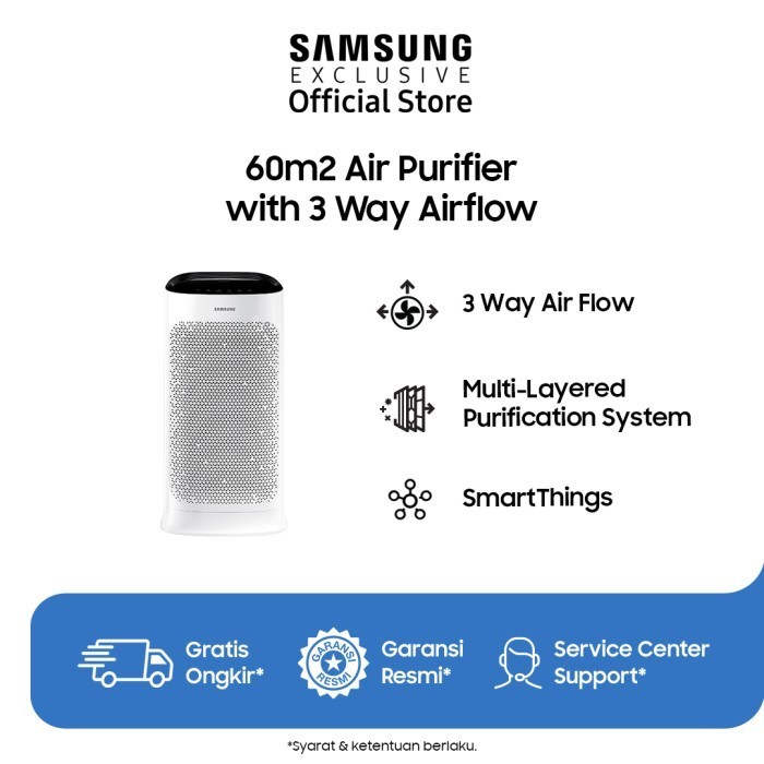 Jual Samsung Ax60R Air Purifier With 3 Way Airflow Ax60R5080Wd/Se ...