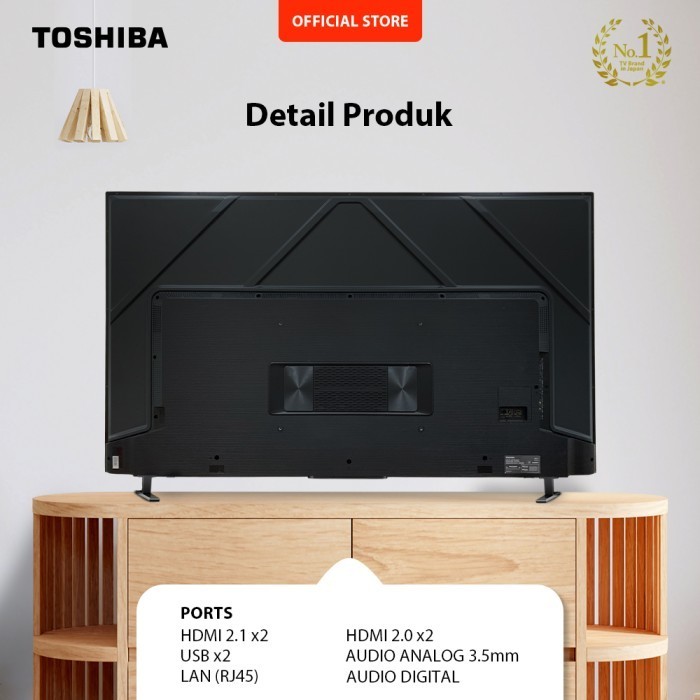 Jual Toshiba Gaming Tv 55" 144Hz 4K Uhd Smart Tv Dolby Vision Iq ...
