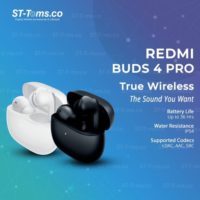 Jual Xiaomi Redmi Buds 4 Pro True Wireless Bluetooth Earphones Tws ...