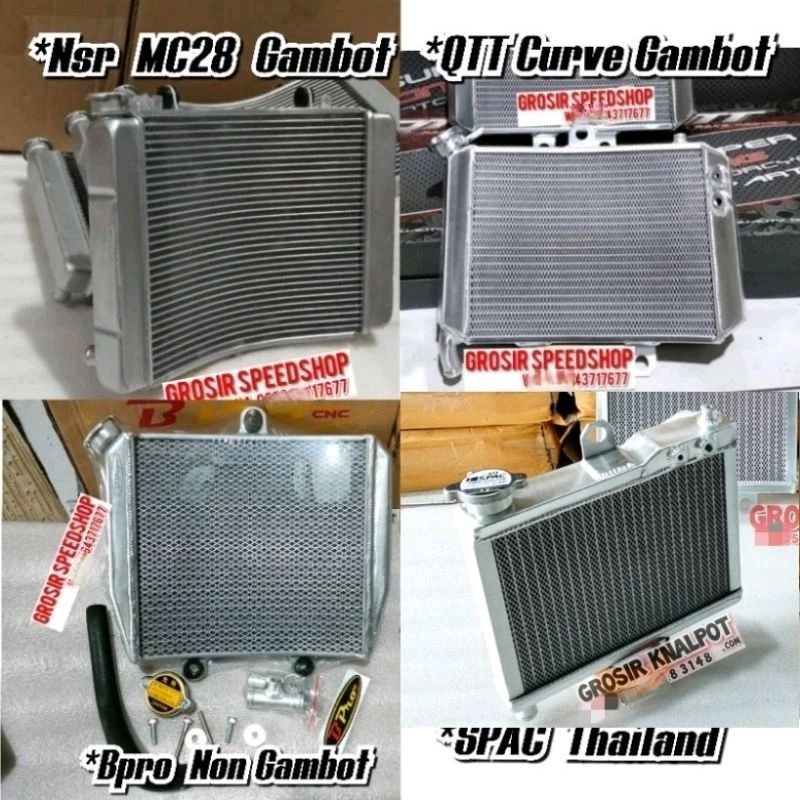 Jual TERMURAH Radiator Almunium Almu Spac BPRO B pro QTT VND ORIGINAL ...