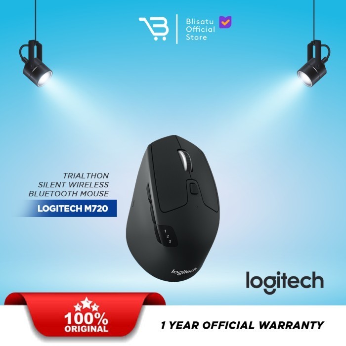 Jual Logitech M720 Triathlon Multi Device Wireless Mouse | Shopee Indonesia