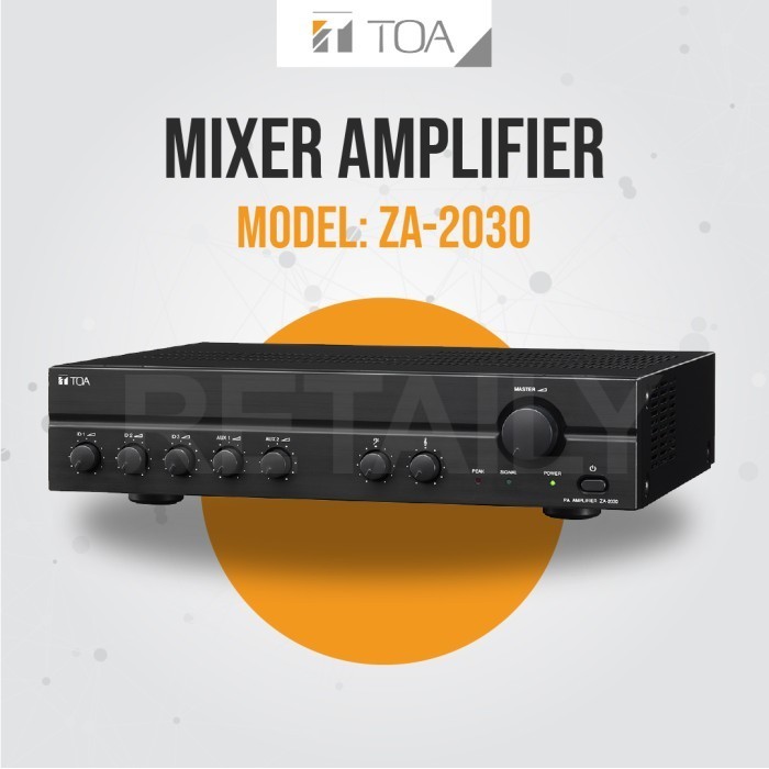 Jual Mixer Amplifier Toa Model Za-2030 Garansi Resmi | Shopee Indonesia