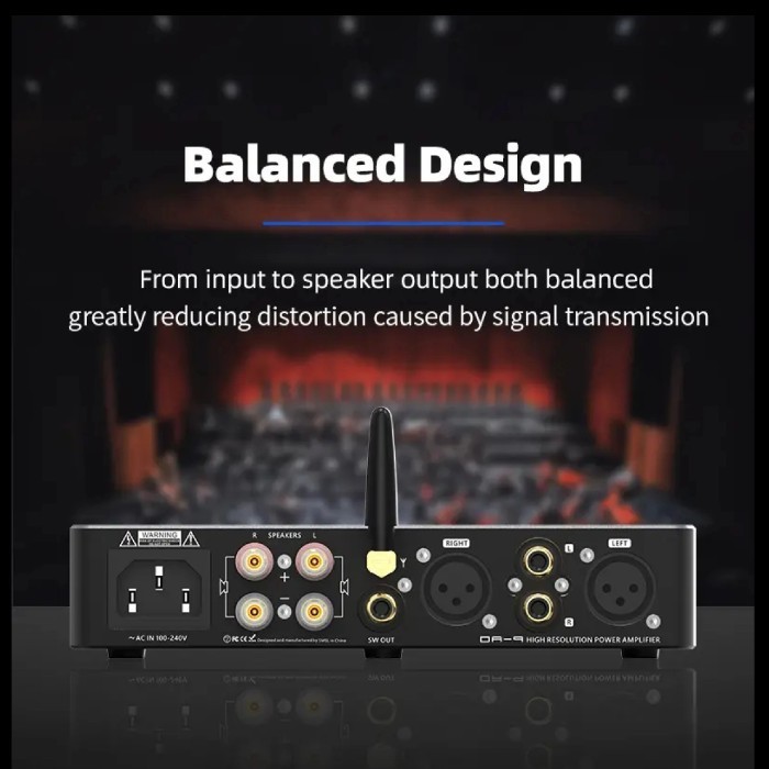 Jual Smsl Da-9 / Da 9 / Da9 Hi-Res Bluetooth Digital Amplifier Original ...