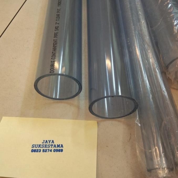 Jual Baru | Jual Pipa Pvc Bening Transparan 4" Inch Pipe Pvc Clear | Shopee Indonesia