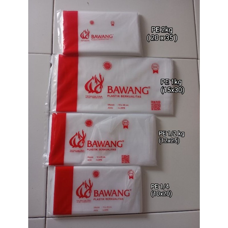 Jual Pastik PE Bawang / Plastik Es Batu / Plastik Kiloan / Plastik Es Batu / Plastik 15x30 Merk ...