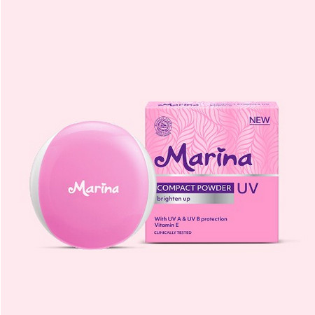 Jual MARINA COMPACT POWDER UV PROTECTION | Shopee Indonesia