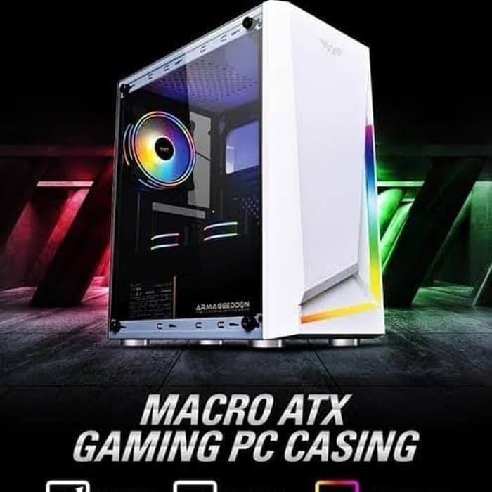 Jual Armageddon Nimitz N5 - Micro Atx Gaming Case | Shopee Indonesia