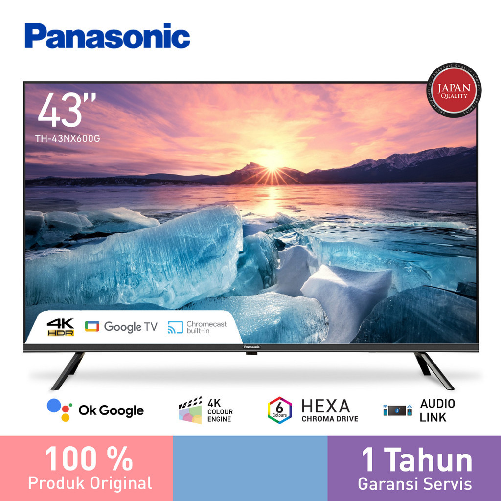 Jual Panasonic TH-43NX600G 4K LED Google TV [43 Inch] | Shopee Indonesia