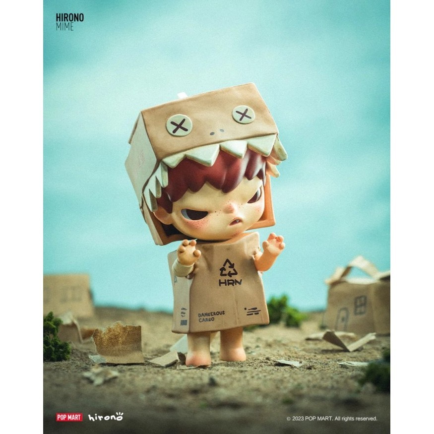 Jual Pop mart Hirono mime - Devilry Cardboard Dinosaur popmart | Shopee ...