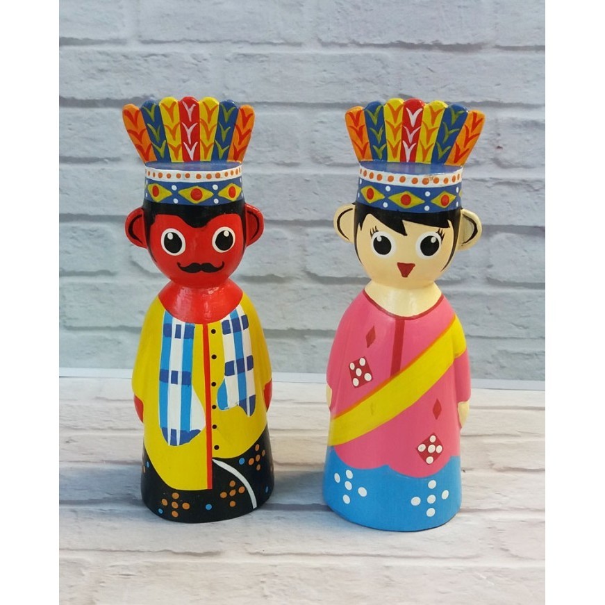 Jual Boneka Ondel-Ondel Apin dan Munah | Shopee Indonesia