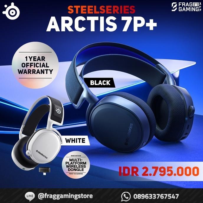 Jual Steelseries Arctis 7P+ / 7P Plus Wireless Gaming Headset | Shopee Indonesia
