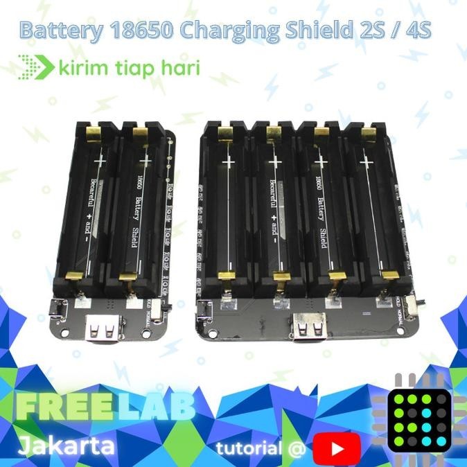 Jual ESP32 Arduino 18650 Battery Charger Expansion Module Out 3V 1A 5V ...