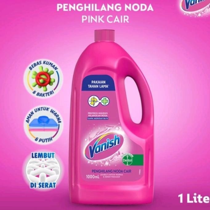 Jual vanish cair 1000 ml botol pemutih baju berwarna leon | Shopee ...