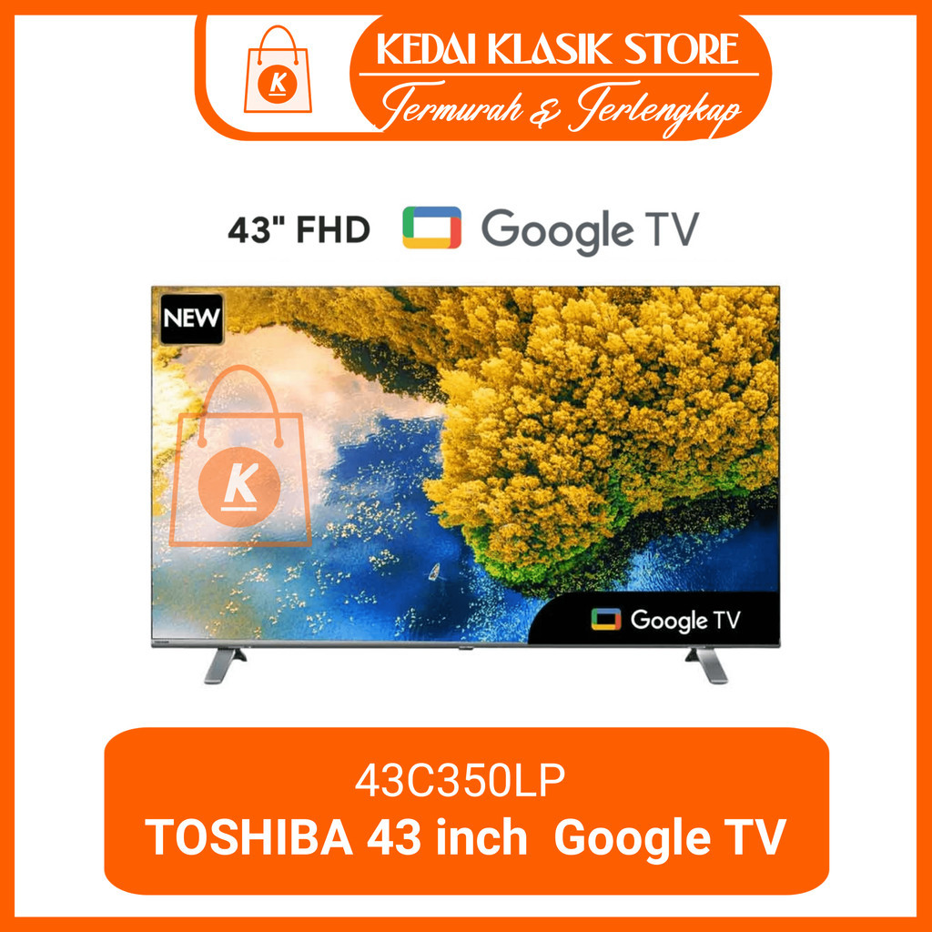 Jual Google TV | LED Toshiba 43C350LP / REGZA Engine 4K / Android TV ...