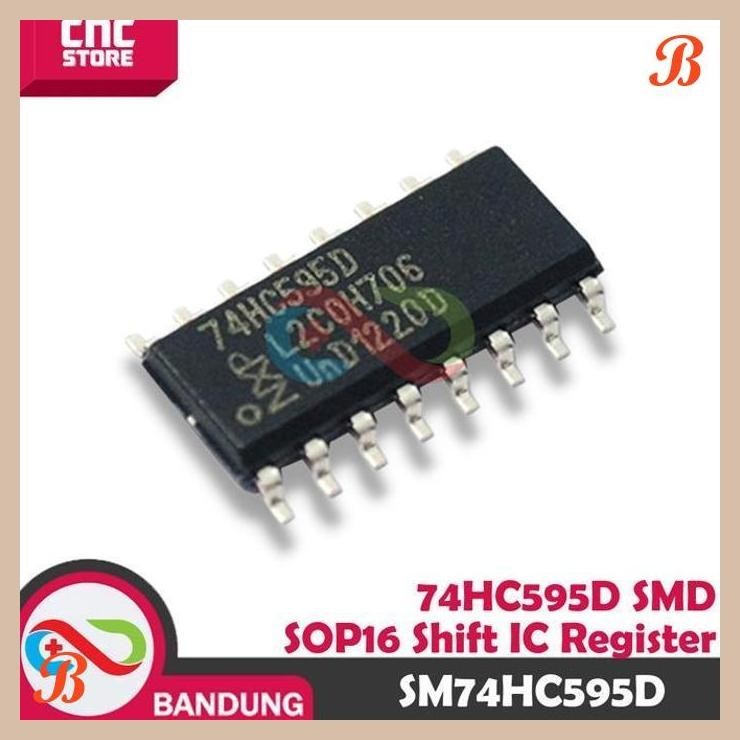 Jual | CN | SM74HC595D 74HC595D 74HC595 SMD SOP16 8 STAGE SERIAL SHIFT ...