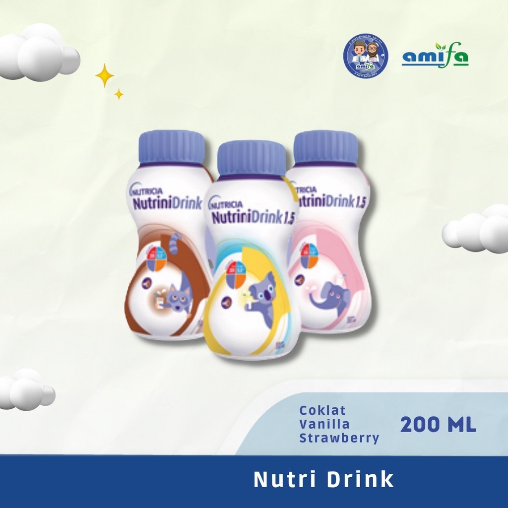 Jual NUTRIDRINK BOTOL 200 ML RASA VANILLA, COKLAT EXP DATE DES 2024 ...