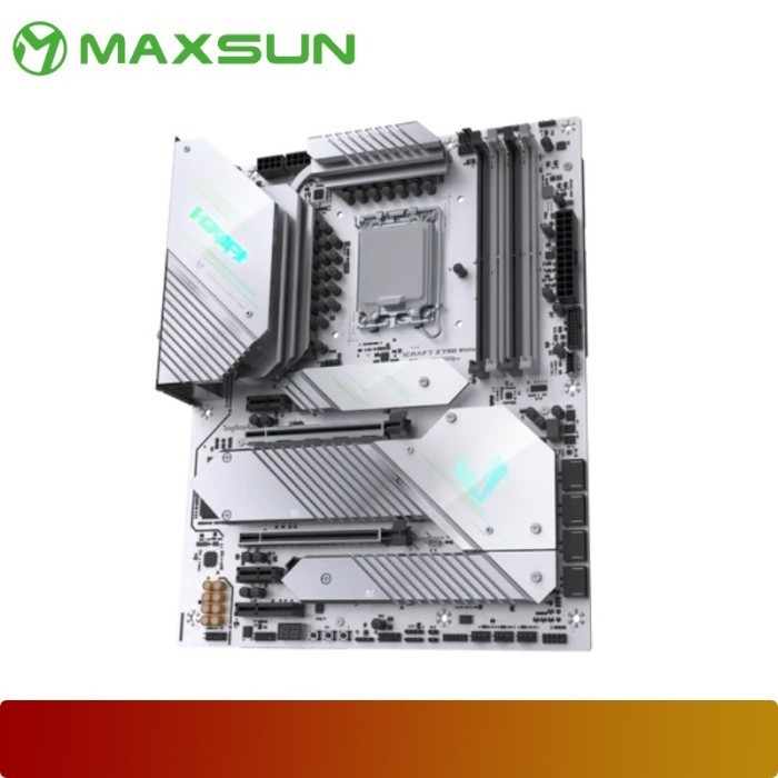 Jual Maxsun Icraft Z790 White Motherboard Intel Z790 Lga 1700 Ddr5 Atx | Shopee Indonesia