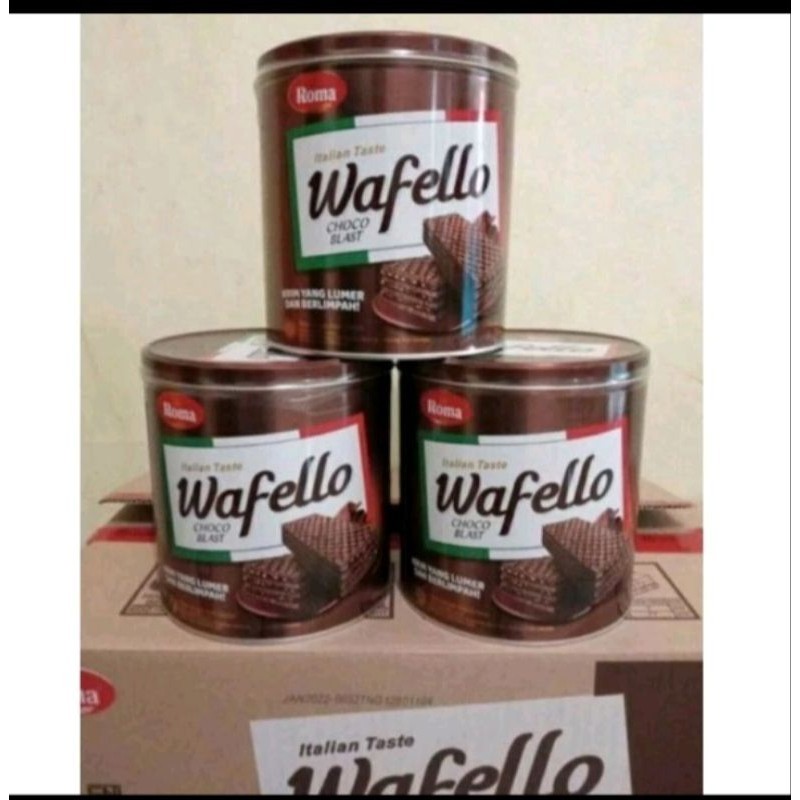 Jual Roma Wafer Wafelo chocolate 234 gr | Shopee Indonesia