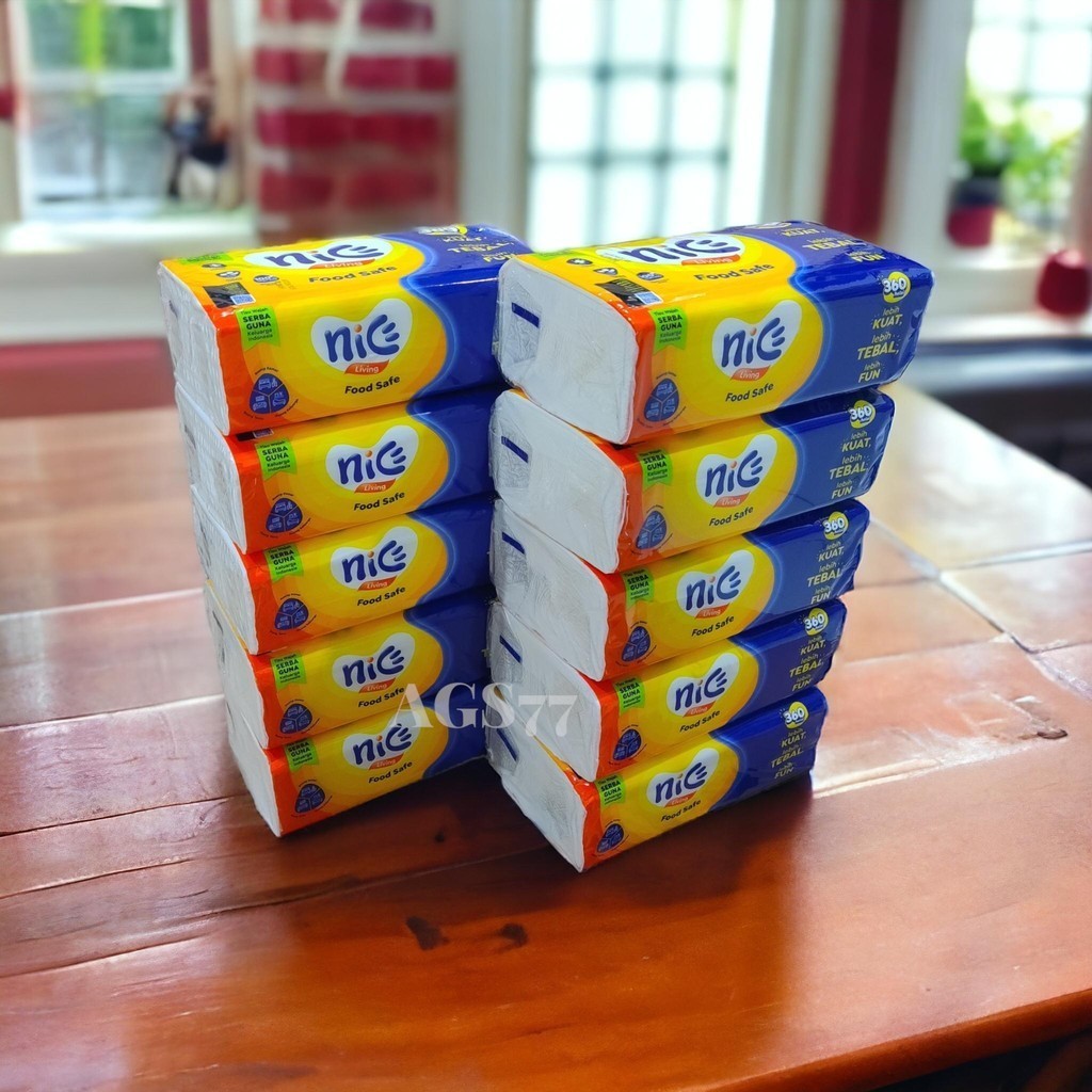 Jual (10pack) New Tisu Nice Facial Tissue 360 Helai 2ply 10 pack Tisu ...