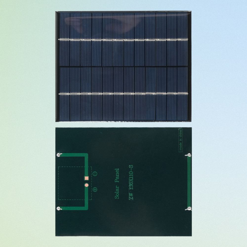 Jual Solar Panel Mini Polycrystalline Modul DIY Power Bank 12V 2W - SN2 ...
