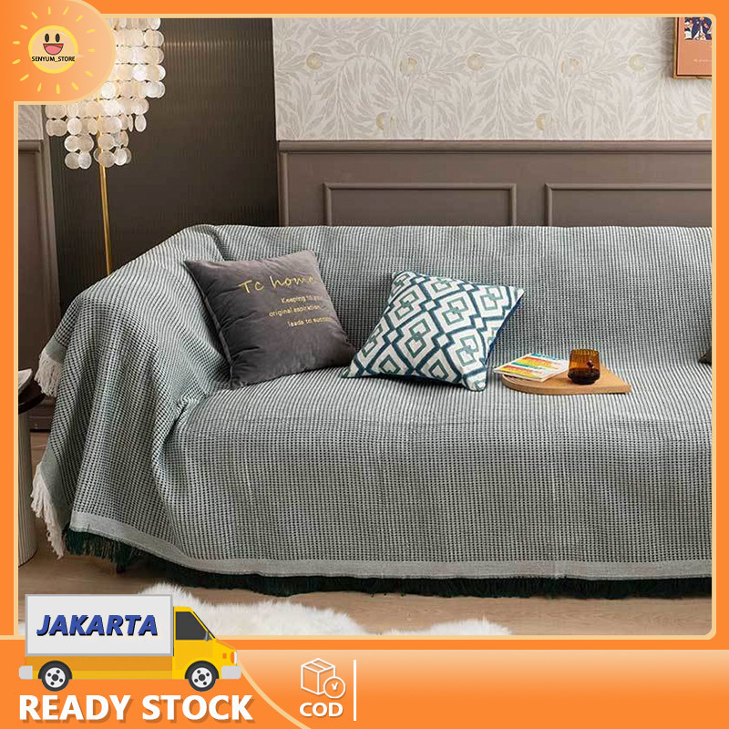 Jual Cover sofa Selimut sofa Nordic Blanket size 130 x 180cm 260 x ...