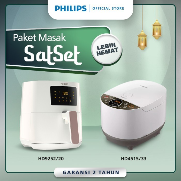 Jual Philips Digital Rice Cooker HD4515/33 + Air Fryer HD9252/20 ...
