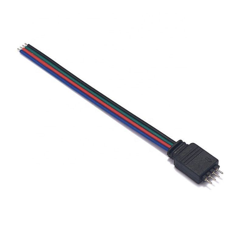 Jual Kabel Soket Konektor RGB 4 pin Male | Shopee Indonesia