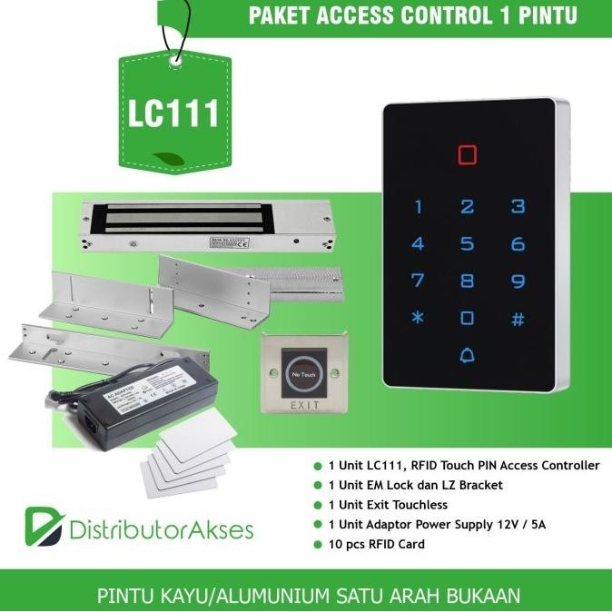 Jual Rfid Door Access Control Touch Magnet Em Lock Smart Akses Door ...