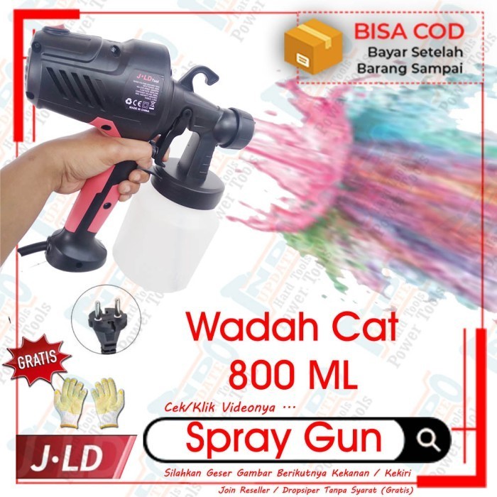 Jual Spray Gun Electrik Alat Semprot Cat Minyak Dinding Pistol Tembok ...