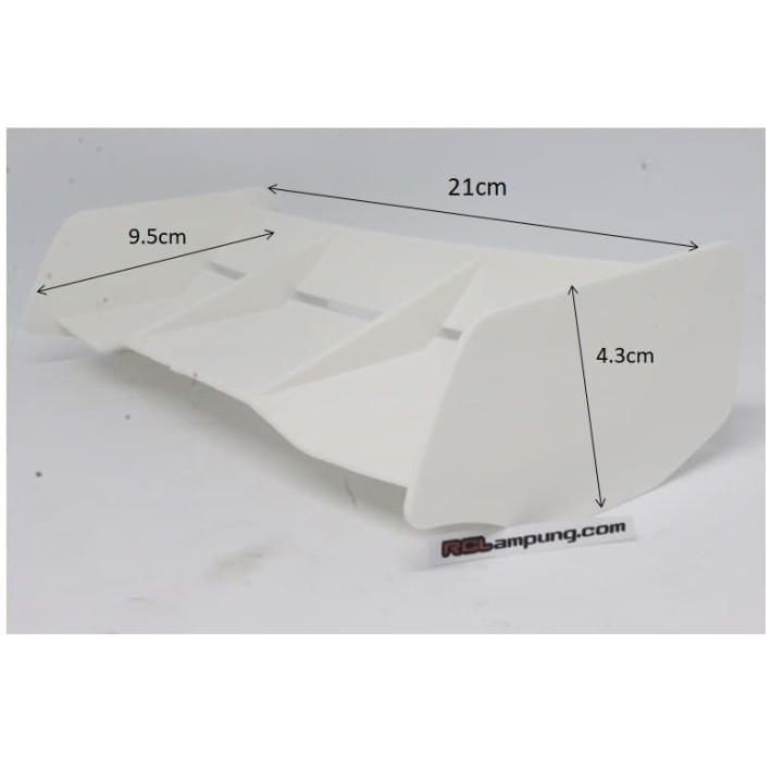 Jual RC CAR BUGGY / TRUGGY / MONSTER 1/8 WH U-WIN DOWNFORCE WHITE WING ...