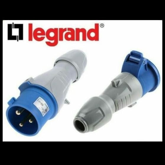 Jual DISKON LEGRAND SET 555104 MOBILE SOKET + 555124 PLUG 1PHASE 16A 2P+E IP44 !! | Shopee Indonesia