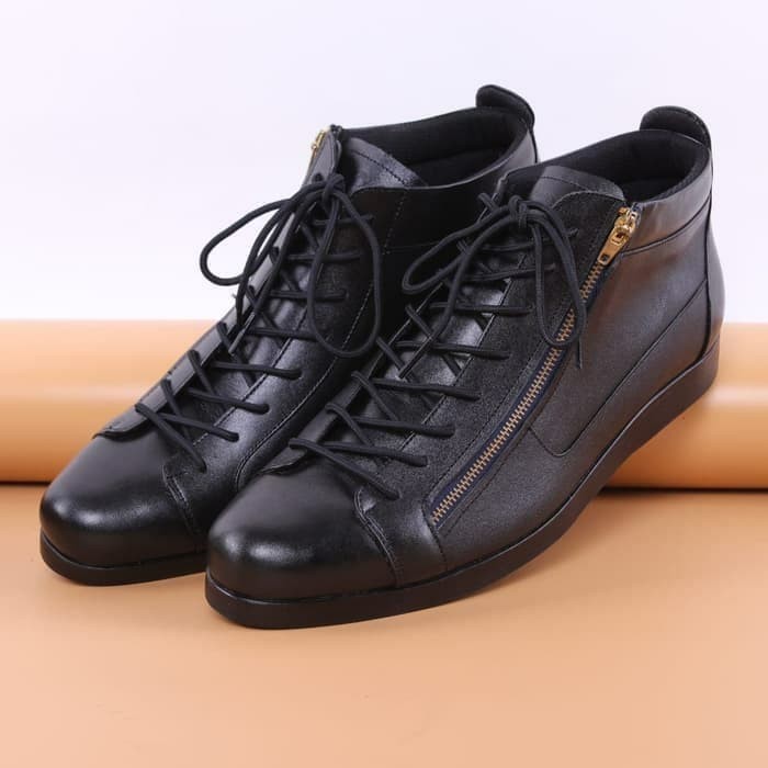 Jual sepatu kulit pria model Jason/sepatu Zipper/sepatu formal/kerja ...