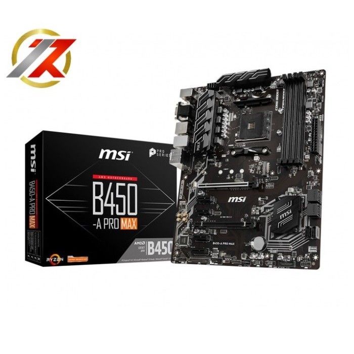 Jual Motherboard Msi B450-A Pro Max (Am4, B450, Ddr4) Motherboard Amd ...