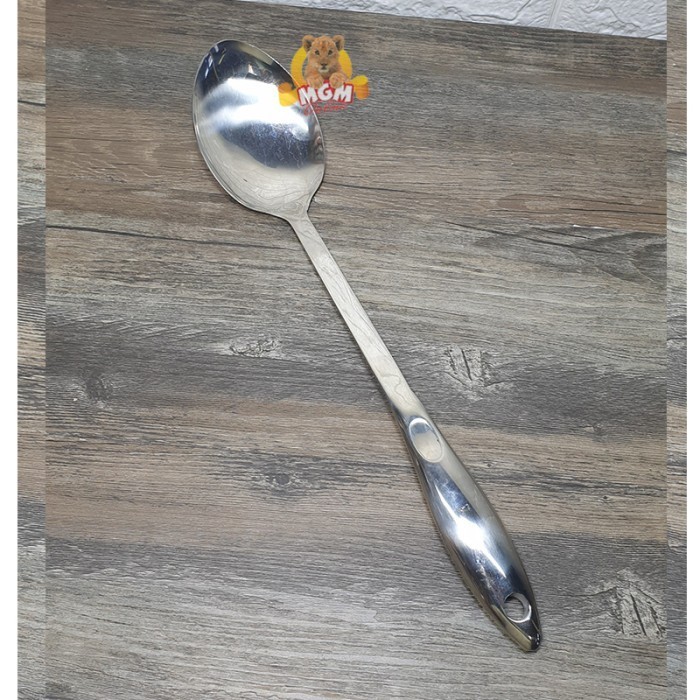 Jual SALADMASTER serving spoon Stainless Steel heavyweight ANTI KARAT ...