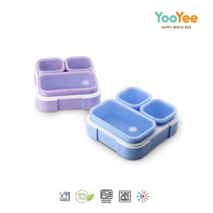 Jual Yooyee Kotak Makan 3 Sekat #636 | Shopee Indonesia