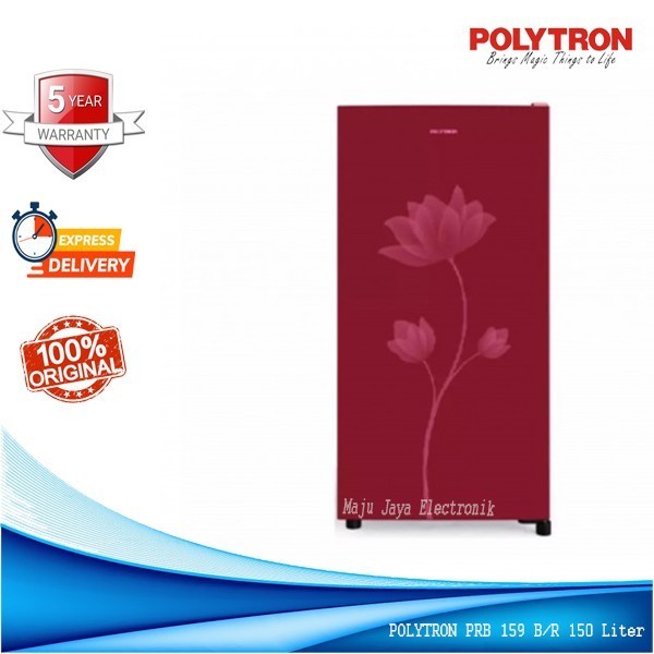 Jual KULKAS 1 PINTU POLYTRON PRB 159 B/R SEMI DEFROST LOW WATT 150 ...
