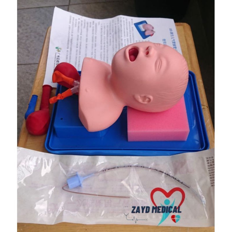 Jual Phantom Manikin Intubation Trakea neonatal Baby/ Airway intubasi ...